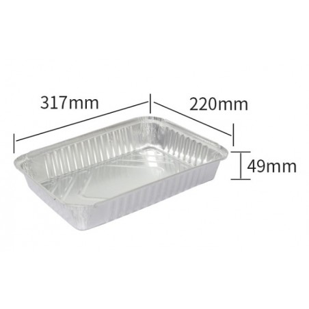 No.15 Multi Portion Aluminium Containers