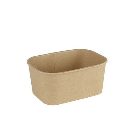 No. 1 400ml Kraft Paper Lunch Box | Kraft Paper Food Containers with ...