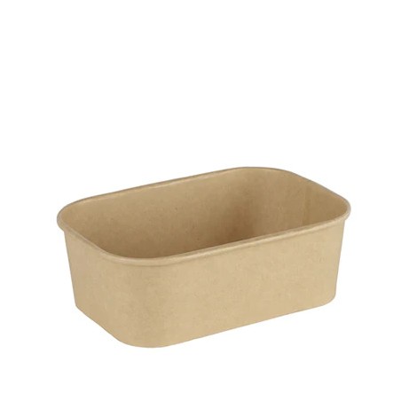 No. 1 400ml Kraft Paper Lunch Box | Kraft Paper Food Containers with ...